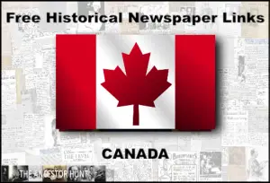 Canada Online Historical Newspaper Links - The Ancestor Hunt