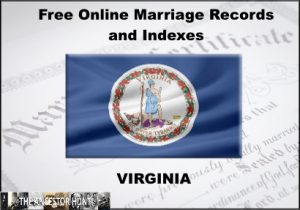 Free Online Virginia Marriage Records and Indexes – The Ancestor Hunt